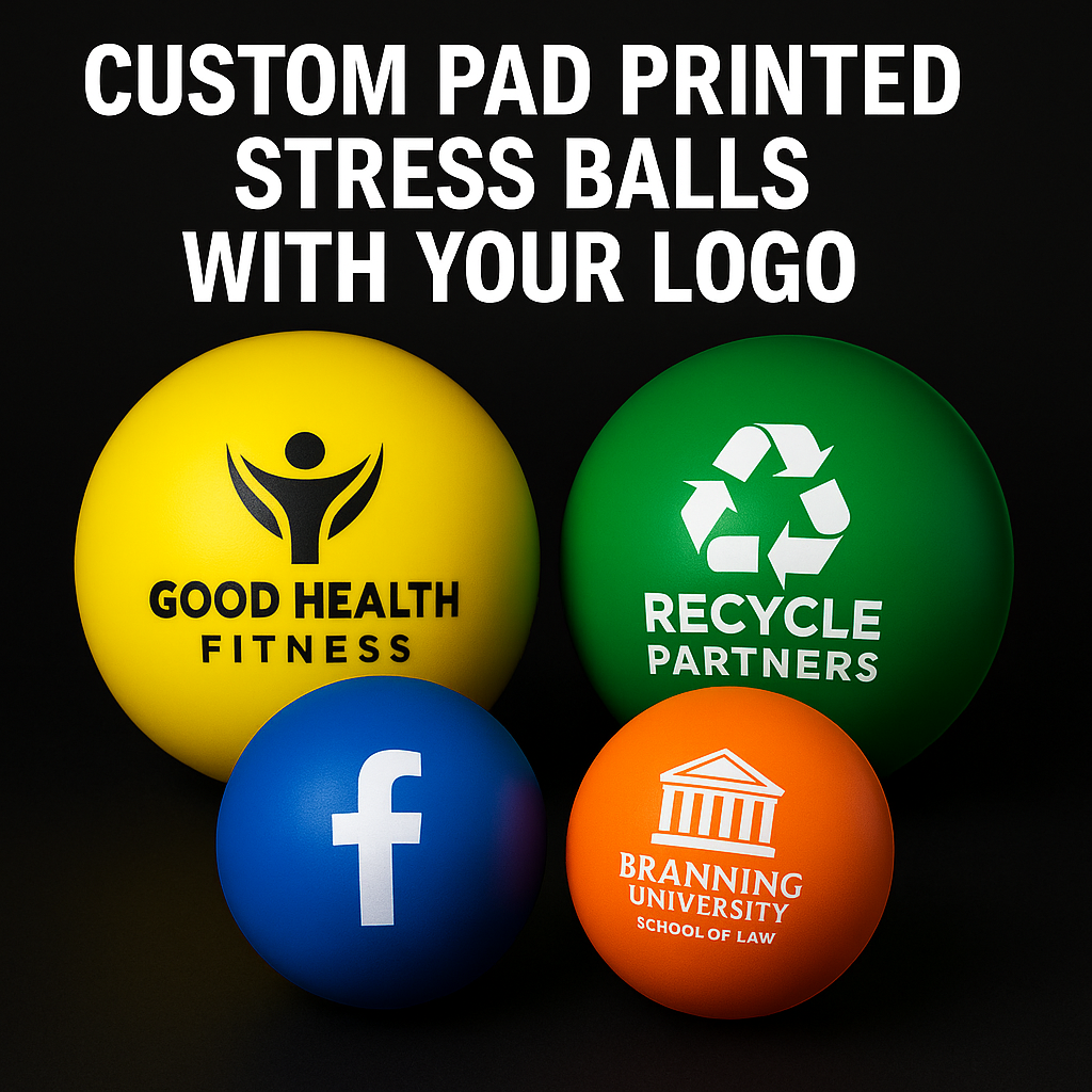 PAD PRINTED STRESS BALLS